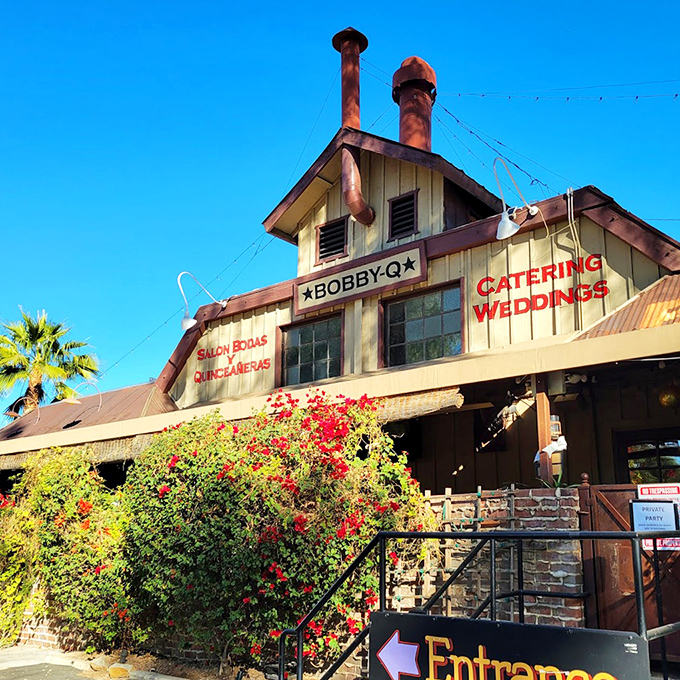 This Old West facade promises authentic flavors that transport you straight back to simpler times.