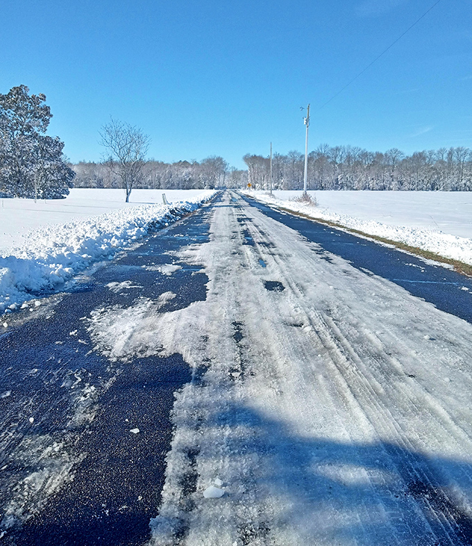 Winter transforms country roads into scenes worthy of a Hallmark Christmas movie marathon.