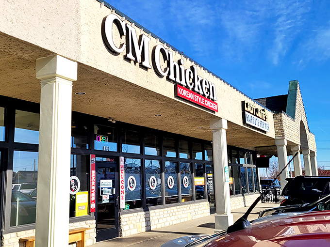 Sleek storefront, serious chicken game - this modern approach to fried chicken brings something special to Columbus
