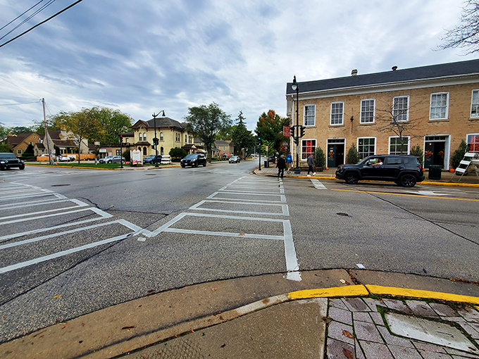 Classic Main Street America thrives here - where parking is easy and every shop owner knows your coffee order.