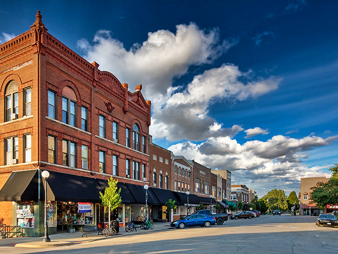 This classic Main Street stretches toward possibilities while honoring the past with every brick.