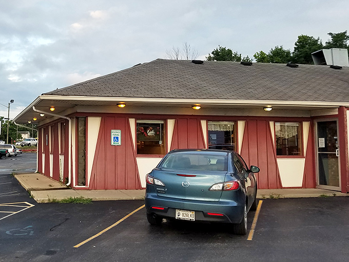 Don't judge this book by its cover! Chicken Inn's modest appearance belies the crispy, juicy masterpieces created inside.