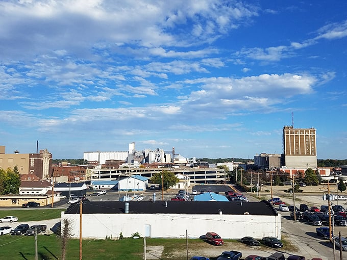 Danville's industrial skyline might not win beauty contests, but the affordable living it represents is truly a sight to behold.