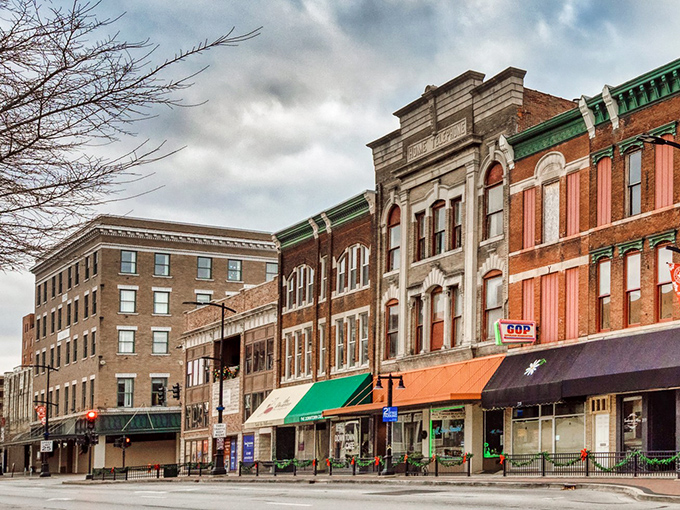 Decatur's downtown lineup shows off more texture than a gourmet cheese board, each building adding its own flavor to the street's perfect blend.