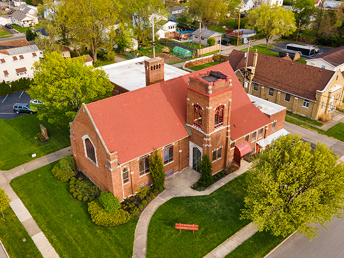 This beautiful brick church sits like a crown jewel in neighborhoods where faith and affordability walk hand in hand.