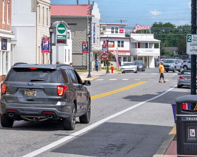 Country roads and open fields surround Harrington like a natural buffer from modern stress.