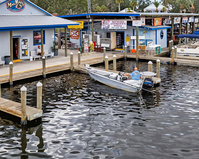 This riverside marina captures the essence of authentic Florida before the theme parks arrived.