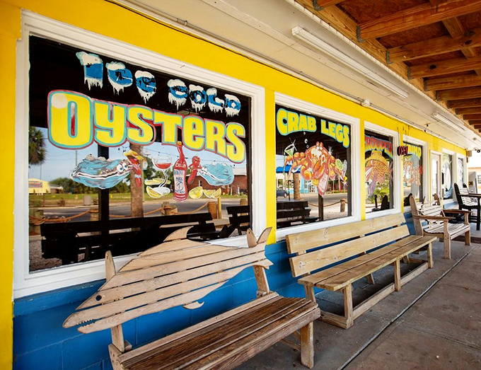 Those colorful window paintings at Hunt's are like a preview of the flavor explosion waiting on your plate.