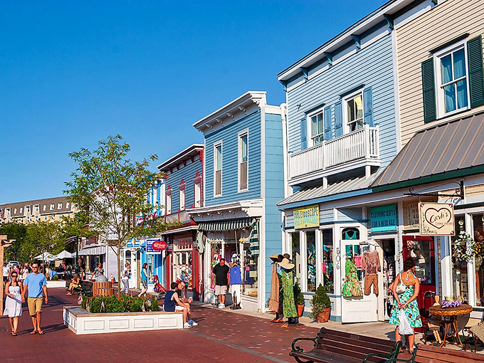 Historic storefronts that have weathered more seasons than your favorite cast-iron skillet.