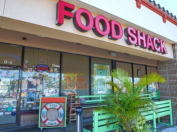 The bright pink sign might catch your eye, but it's the seafood that will capture your heart at this Jupiter jewel.