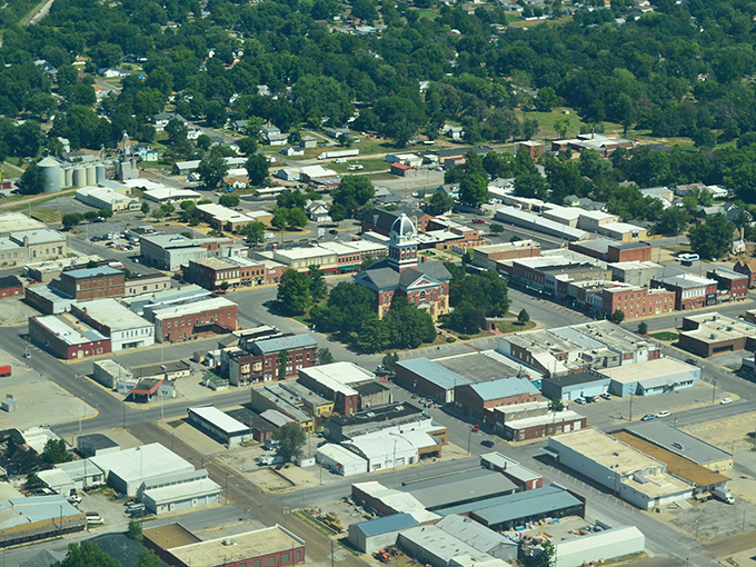 From above, Marshall looks like a patchwork quilt of neighborhoods stitched with love.