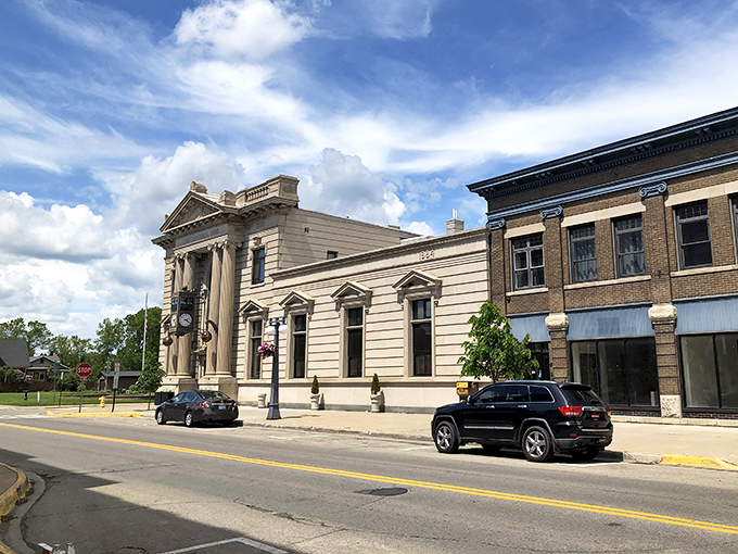 The historic buildings of Menominee stand as colorful reminders that retirement can be both vibrant and affordable in this border town gem.