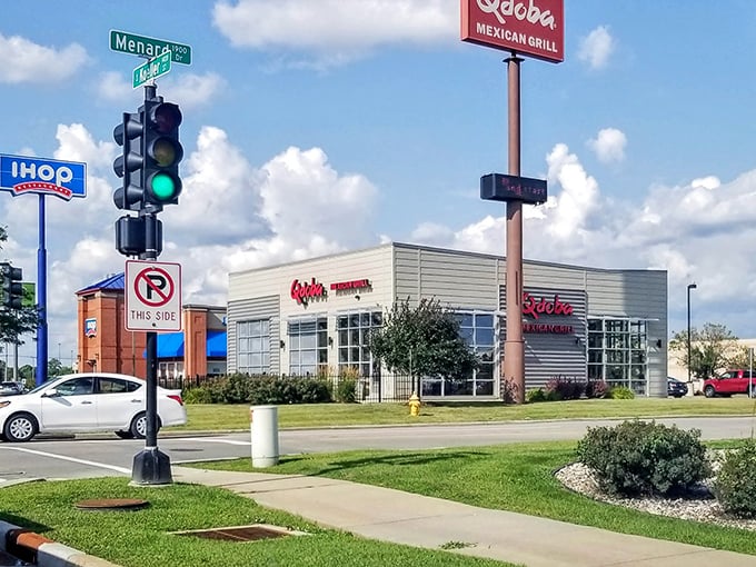 This commercial district shows why Oshkosh residents never complain about "nothing to do" &ndash; everything they need is right here.