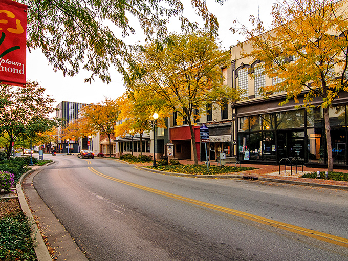 Autumn colors frame historic architecture in this border city that bridges states and generations beautifully. 
