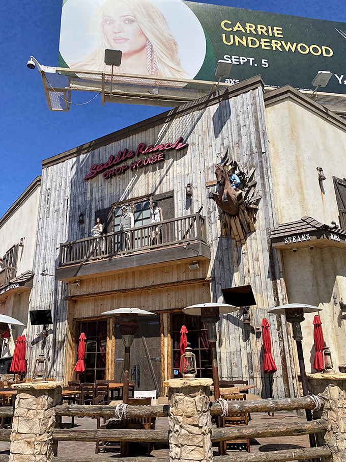 Part theme park, part serious steakhouse&mdash;Saddle Ranch proves you can have your steak and ride a mechanical bull too!