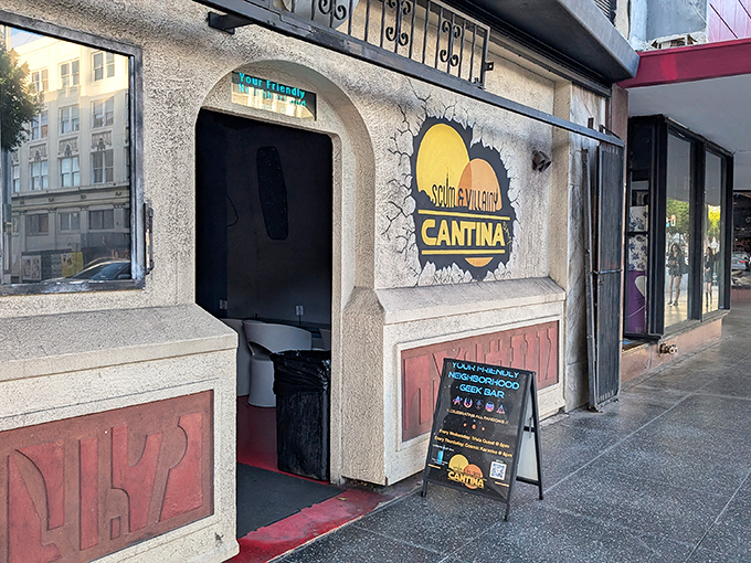 Step into the movies at this themed bar where every detail transports you to that famous cantina scene.