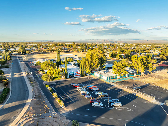 These tree-lined streets in Sierra Vista prove that mountain living doesn't require mountain-sized bank accounts to enjoy.