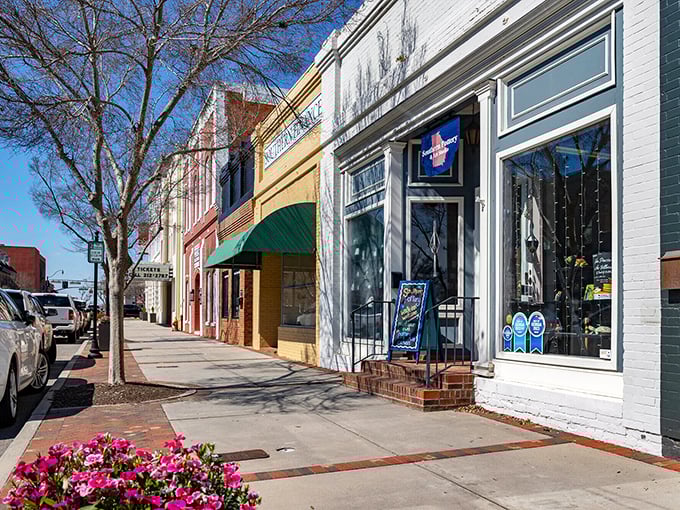 Statesboro's colorful storefronts welcome visitors to a downtown where prices seem pleasantly stuck in the past.