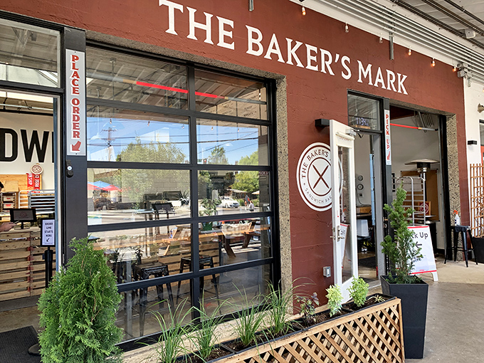 When your deli looks this sleek, you know they're serious about sandwich science. 