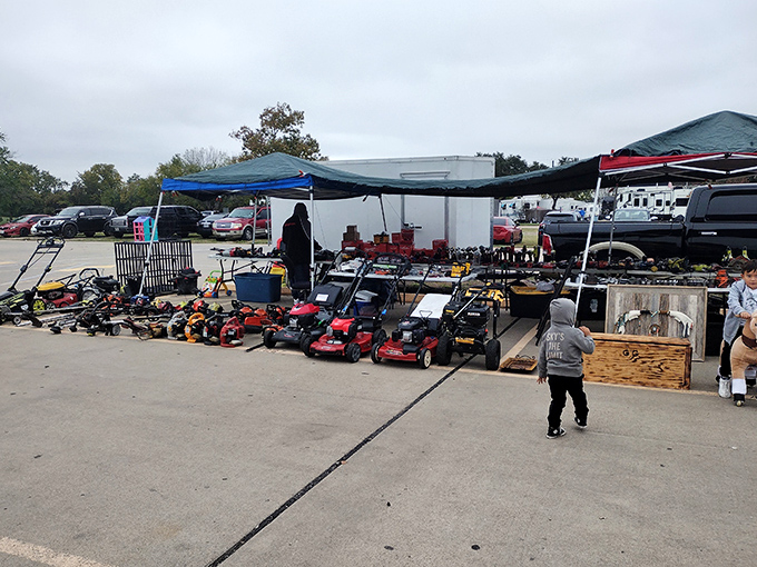 "Hideaway Home" creates a cozy shopping experience amid the market's hustle and bustle. Sometimes the presentation is as appealing as the merchandise!