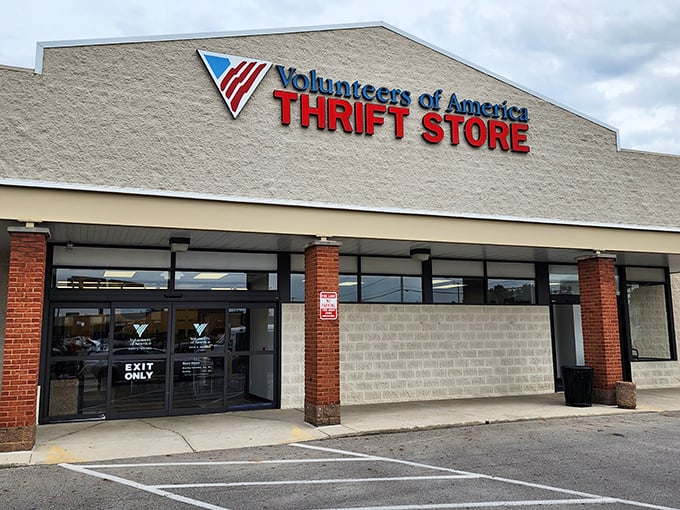 This welcoming storefront invites shoppers to discover treasures while supporting their local community simultaneously.