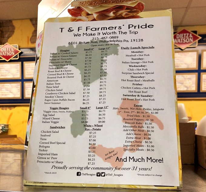 The menu board reads like a love letter to lunch, with prices that won't require a second mortgage.