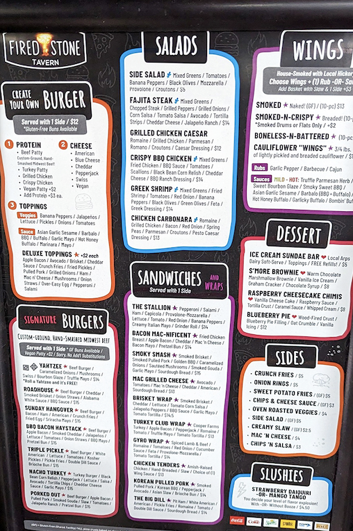 The menu reads like a love letter to comfort food enthusiasts, with those legendary smoked wings taking center stage in the culinary spotlight.