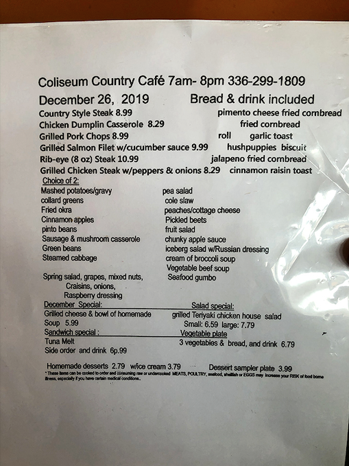 This menu isn't just a list of dishes&mdash;it's a love letter to Southern cuisine, offering everything from country-style steak to seafood gumbo.