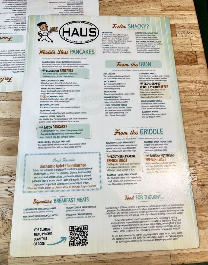 The menu doesn't lie—these really might be the "World's Best Pancakes." Your stomach is already sending thank-you notes.