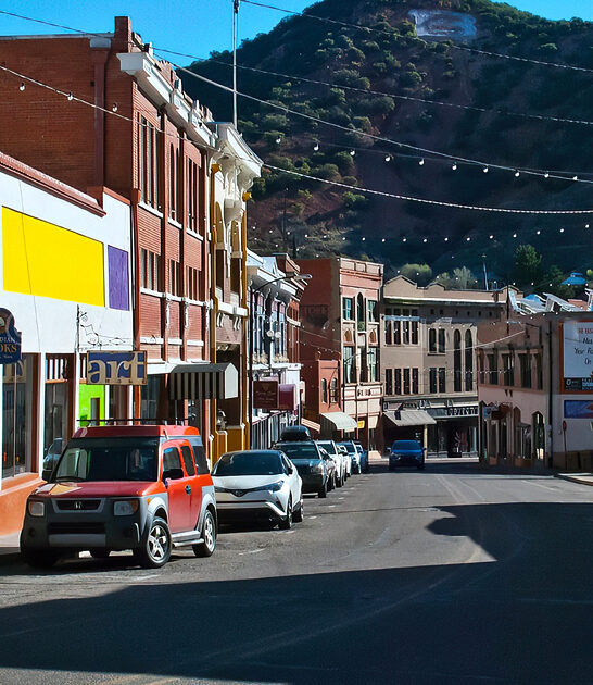 arizona postcard town historic ftr