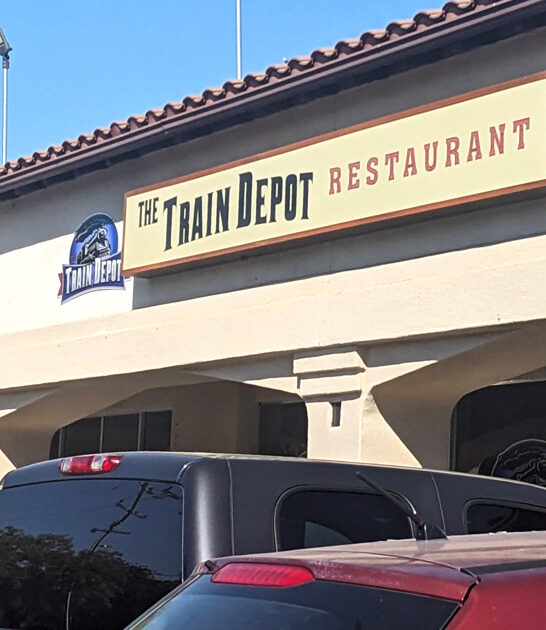 california train themed cafe ftr