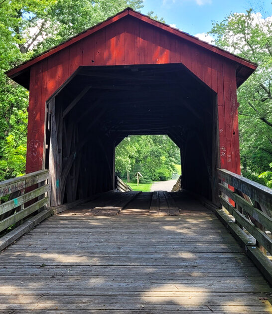 charming covered bridge illinois ftr
