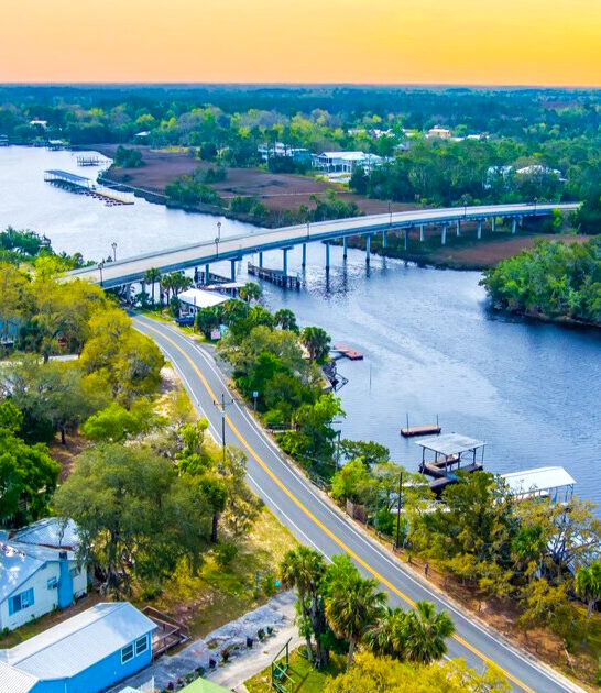florida riverfront coastal town ftr