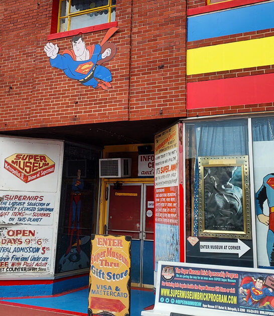 funky superman museum illinois ftr