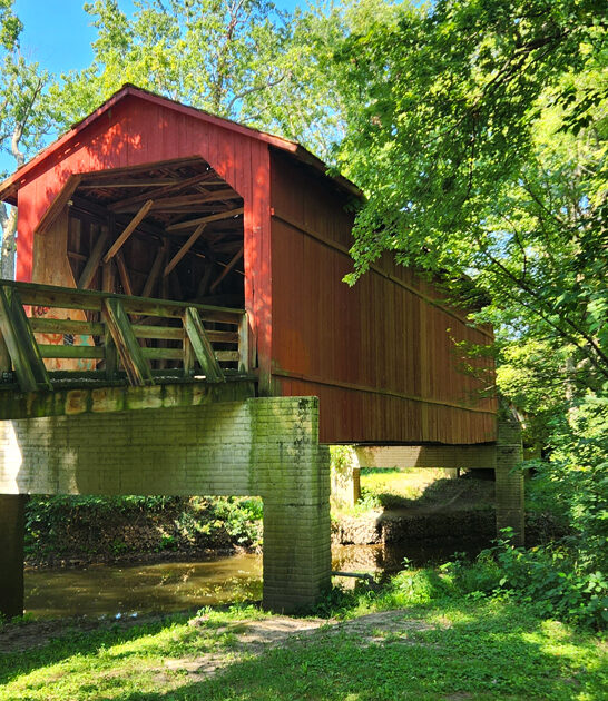 historic covered bridge illinois ftr