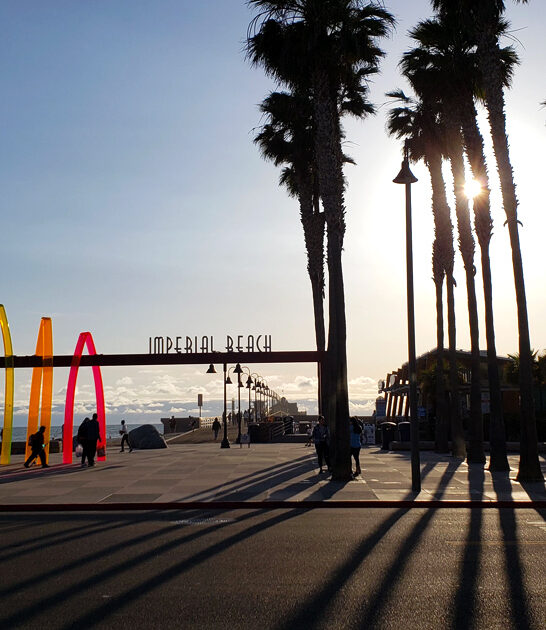 peaceful beach california town ftr