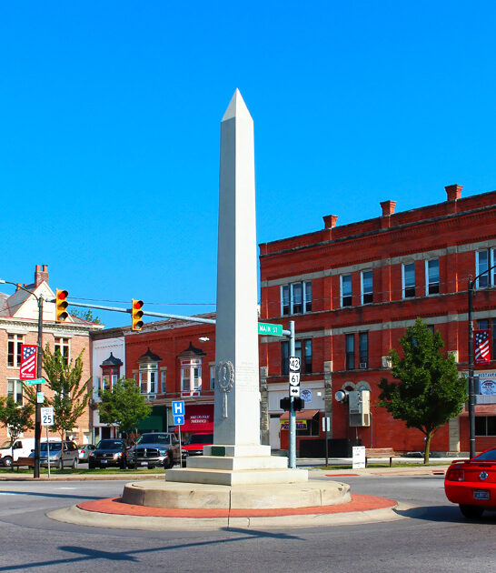 postcard town ohio pretty ftr