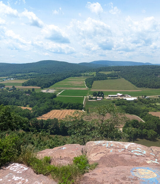 postcard worth overlook pennsylvania ftr