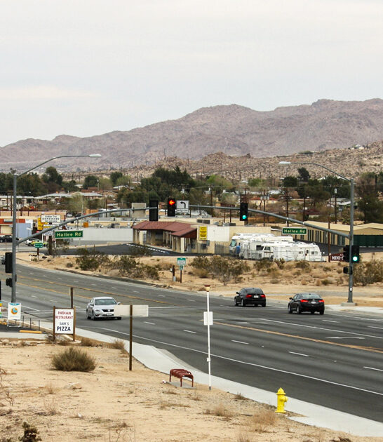 scenic california desert town ftr