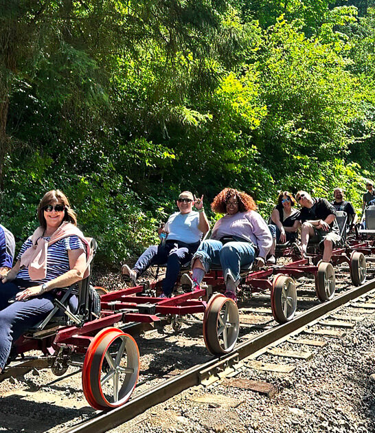 scenic rail bike oregon ftr