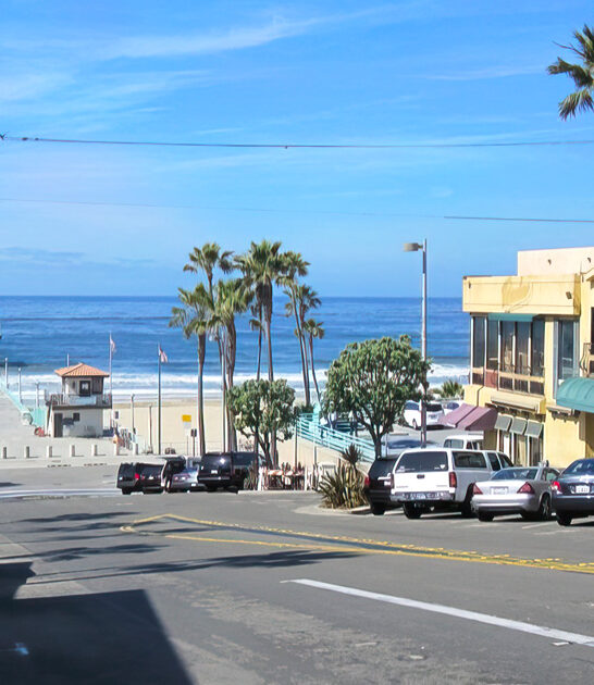 seaside postcard town california FTR