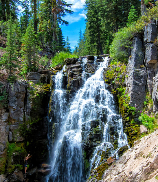 spectacular california waterfall ftr