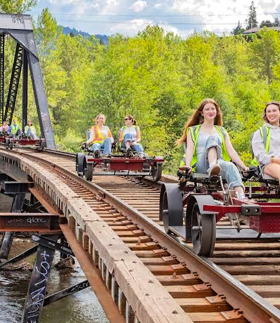 unforgettable rail biking oregon ftr