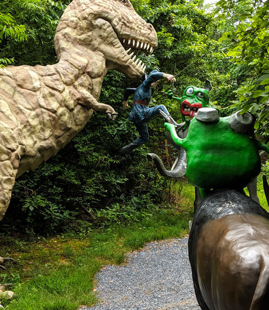 virginia dinosaur park roadtrip ftr