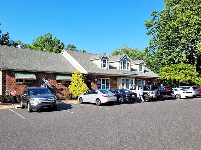 The bustling parking lot tells the story before you even step inside&mdash;locals know this place is worth every minute of the wait.