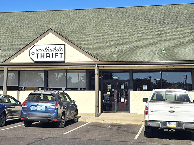 The unassuming exterior of Worthwhile Thrift is like that friend who doesn't brag about their amazing talent until you see them in action.