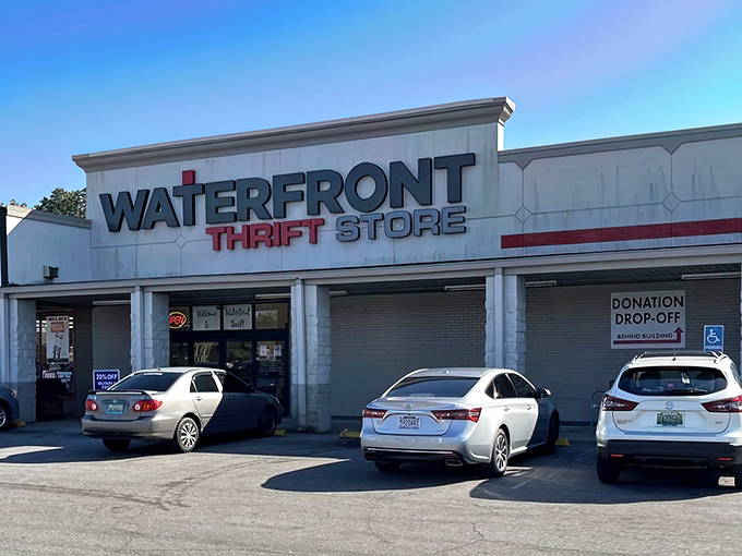 That distinctive storefront isn't just inviting you in&mdash;it's practically waving you down from the parking lot.