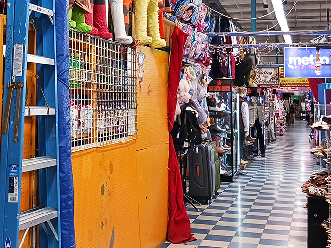 The iconic blue and white checkered floors guide you through a wonderland of merchandise where impulse buys aren't just possible&mdash;they're inevitable.