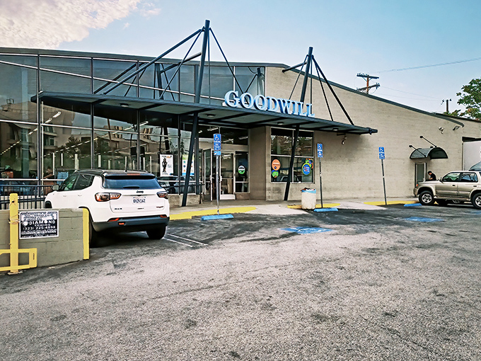 The unassuming exterior of this Hollywood Boulevard treasure trove belies the wonderland of bargains waiting inside. Thrift shopping nirvana begins here.