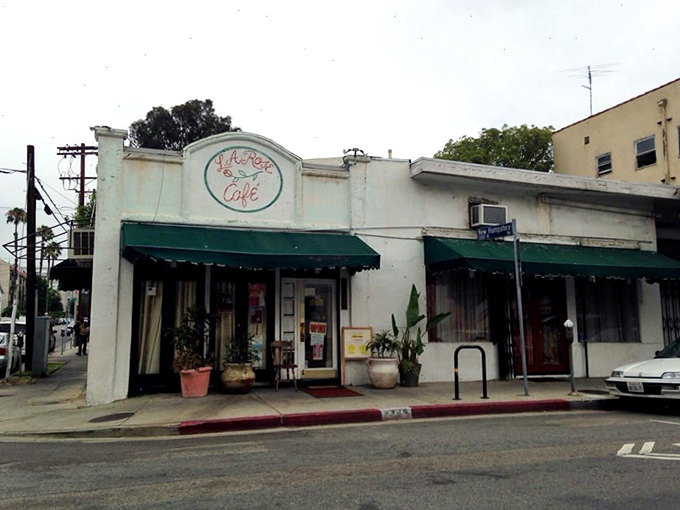 The unassuming exterior of L.A. Rose Cafe belies the culinary treasures within. Like finding a Picasso at a yard sale, this modest storefront holds delicious surprises.